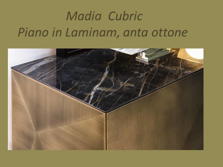 Ottone Spazzolato Riflessi - Consolle Tavoli Riflessi